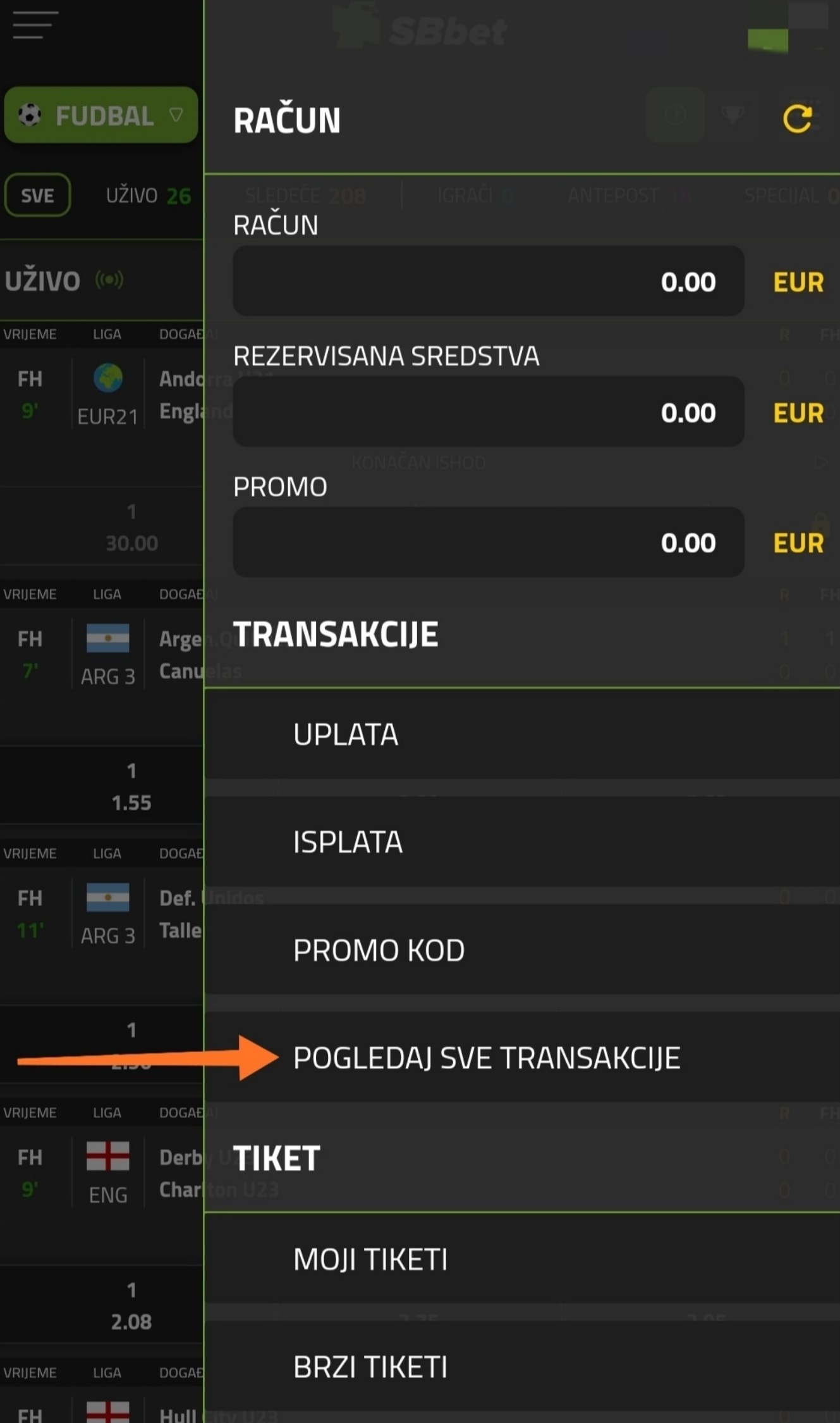 Česta pitanja – SBbet Help